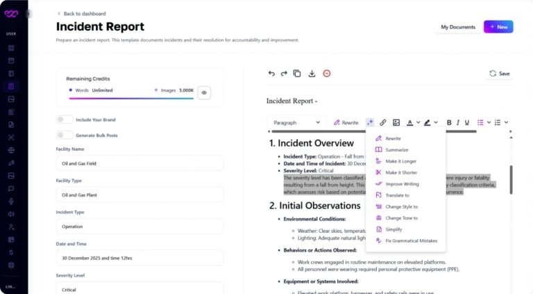 Incident Report Tool – Document Incidents With Ease