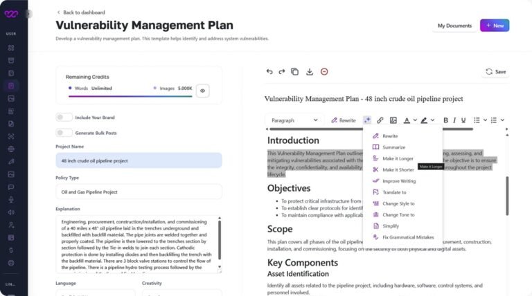 Smart Vulnerability Management Plan Tool | Optimize Easily