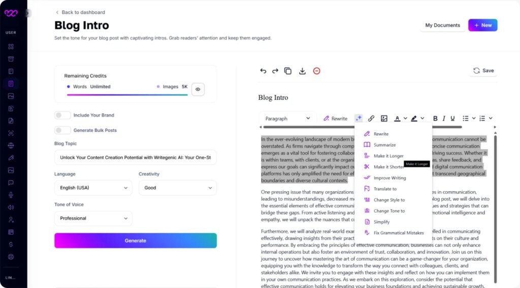 Create Engaging Blog Intros With AI In Seconds