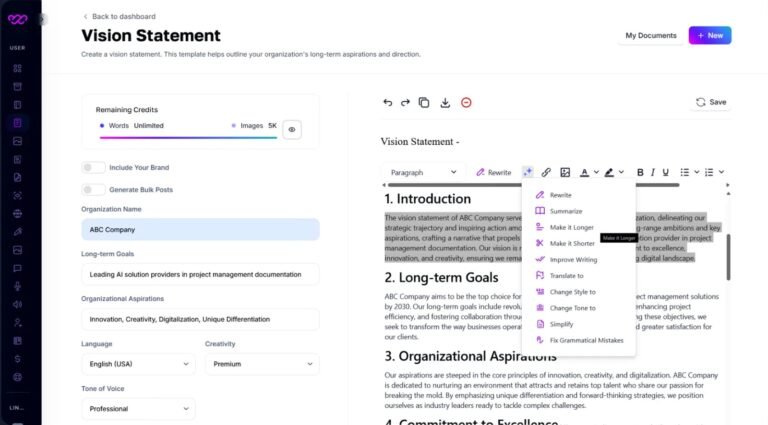 Vision Statement Tool – Define Your Future Goals Today